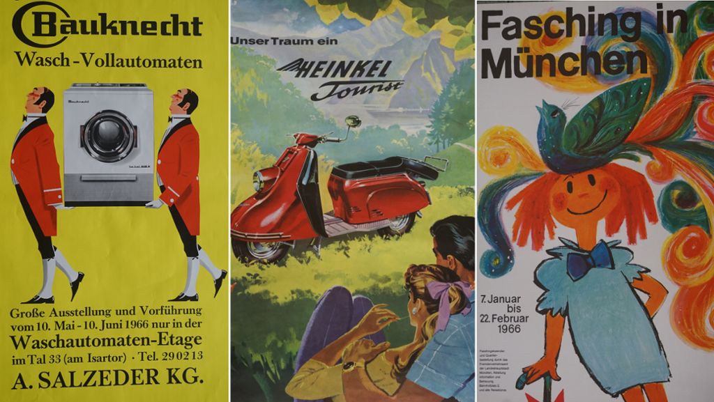 Münchner Plakate Aus Den Sechzigern Zwischen Wohlstand Und Protest